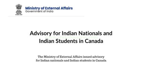 Indian Government Issues Advisory For Indian Nationals And Students In