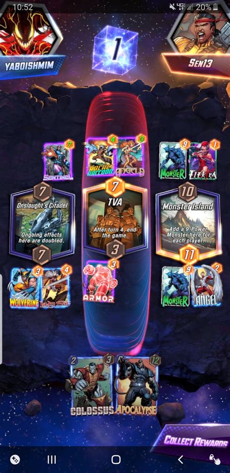 Why Did I Lose Here Doesnt The Tie Go To The The Higher Scorer At A Location Rmarvelsnap