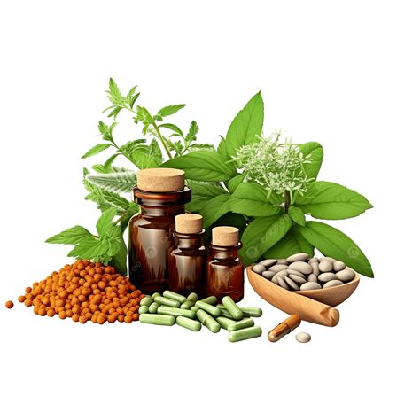 Herbal Medicine 3d Illustration Rendering Medicine Background Health