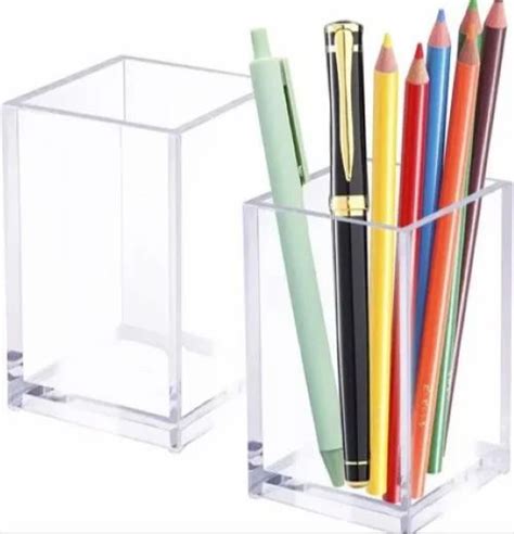 White Acrylic Pen Holder At ₹ 400piece In Mumbai Id 2853126187112