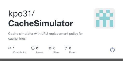 GitHub Kpo31 CacheSimulator Cache Simulator With LRU Replacement