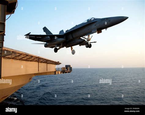 US Navy An F A C Hornet Assigned To The Valions Of Strike Fighter Squadron Fifteen VFA