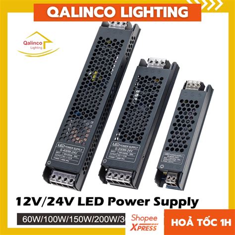 Nguồn Mỏng Nguồn Dẹp 12V Nguồn Tổ Ong Bộ Chuyển Đổi Nguồn Đèn LED DC12V 60W 100W 150W 200W