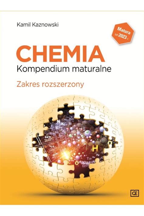 Kompendium maturalne Chemia ZR OE Kamil Kaznowski książka w