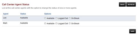 Agent Status FusionPBX Docs Documentation