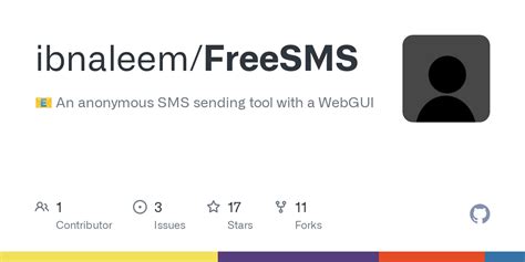 GitHub Ibnaleem FreeSMS An Anonymous SMS Sending Tool With A WebGUI