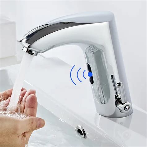 Automatic Sensor Cold And Hot Water Tap Sensor Basin Mixer Tap Automatic Sensor Cold And Hot