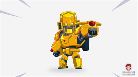 How To Draw Mecha Bo Brawl Brawlstars Fanart Coloring