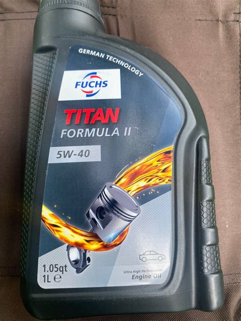 Моторное масло FUCHS TITAN FORMULA II 5W-40 | отзывы