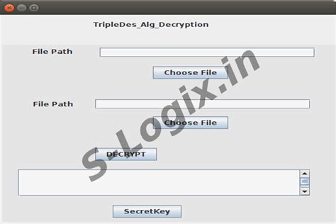 Tripledes Based Encrypt And Decrypt Of A Text File Using Java S Logix