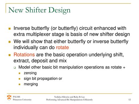 Ppt Performing Advanced Bit Manipulations Efficiently In General Purpose Processors Powerpoint