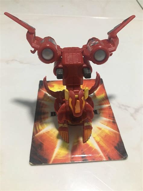 Bakugan Pyrus Helix Dragonoid Jetkor Hobbies And Toys Toys And Games