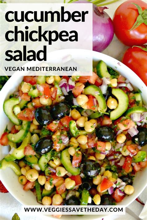 Chickpea Cucumber Salad Healthy Summer Recipes Healthy Salad Recipes