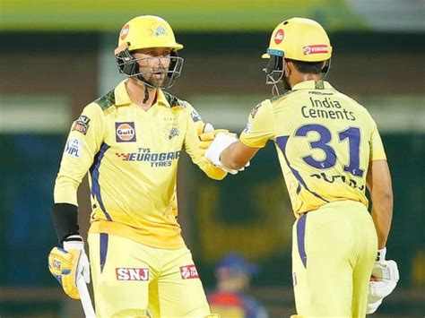 Ipl 2023 Csk Devon Conway Ruturaj Gaikwad 100 Run Opening Partnership