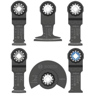 Bosch Starlock Oscillating Multi Tool Accessory Blade Set With 3 4 In