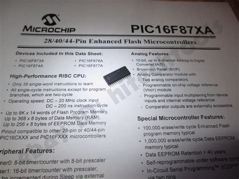 3x pic16f876a i so microchip ic mcu 8bit 14kb flash 28soic for sale