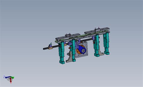直线送料机构solidworks 2012模型图纸下载 懒石网