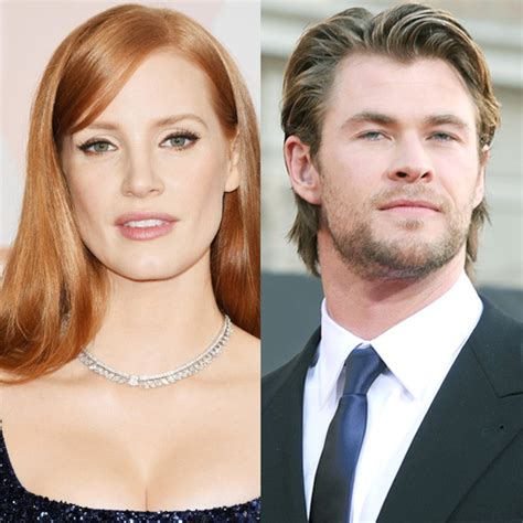 Jessica Chastain Teases Formerly Sexy Co Star Chris Hemsworth