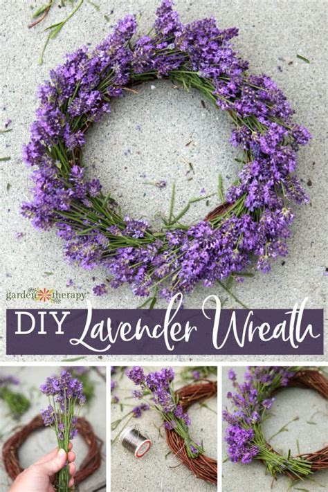 Diy Lavender Wreath That Dries Beautifully Garden Therapy