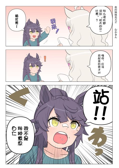 【赛马娘漫画汉化】我的妹妹是天才哒 白仁晨光姐妹 哔哩哔哩