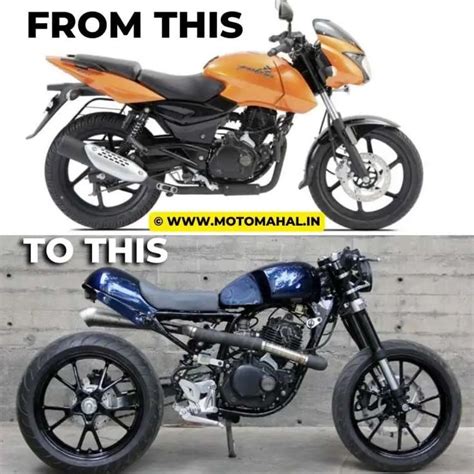 Modified Bajaj Pulsar 180 Into A Cafe Racer Motorcycles In India