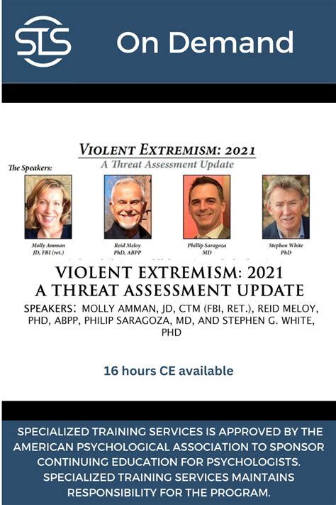 Violent Extremism 2021 A Threat Assessment Update Specialized Training