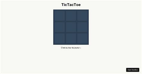 Tictactoe Master Codesandbox