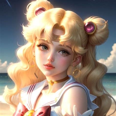 Sailor Moon Cute Digital Art