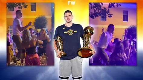 Nikola Jokic Was Singing And Dancing On A Chair During A Concert In Serbia Fadeaway World