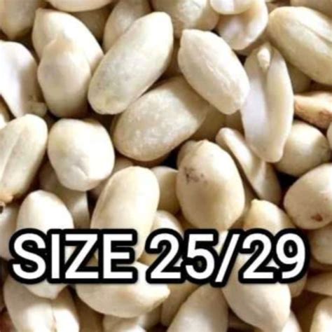 Jual Kacang Tanah Kupas Mentah Ukuran Jumbo 1 Kg Shopee Indonesia