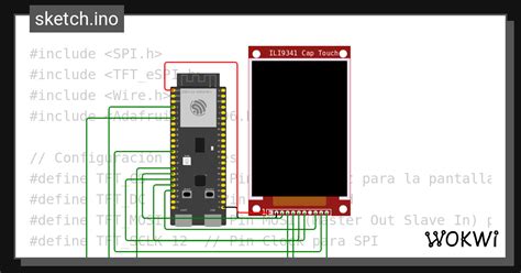 pantalla - Wokwi ESP32, STM32, Arduino Simulator