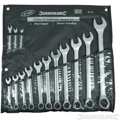 Professional Af Spanner Set 14 Pce Electric Motors 3ph 1ph Electric
