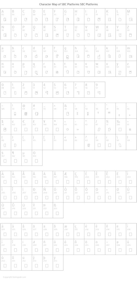 Sbc Platforms Font Download For Free View Sample Text Rating And