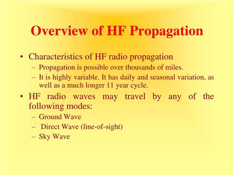 Ppt Hf Radio Wave Propagation Powerpoint Presentation Free Download Id6757062
