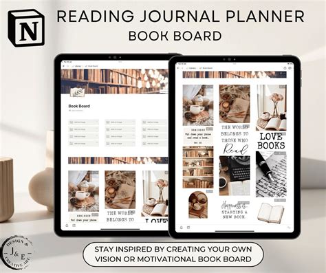 Notion Reading Journal Template Reading Journal Planner Reading
