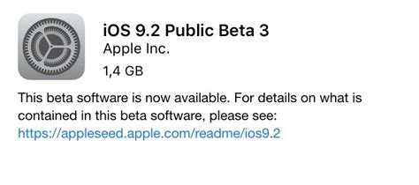 IOS 9 2 Beta 3 Bug Fixes Changes And Performance Adjustments