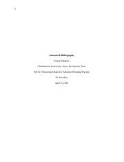 Annotated Bib Docx 1 Annotated Bibliography Eliany Sabatino
