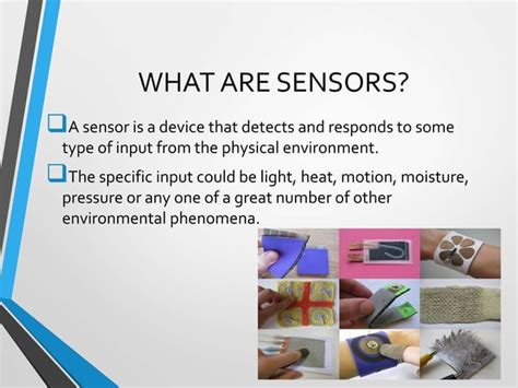 SENSORS Ppt Physics Science