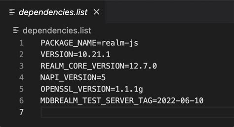 Update Openssl Version In Node Dependencies · Issue 4984 · Realmrealm