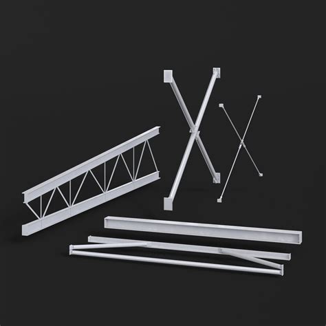 Steel Structural Components 3d Model Download Building Components On