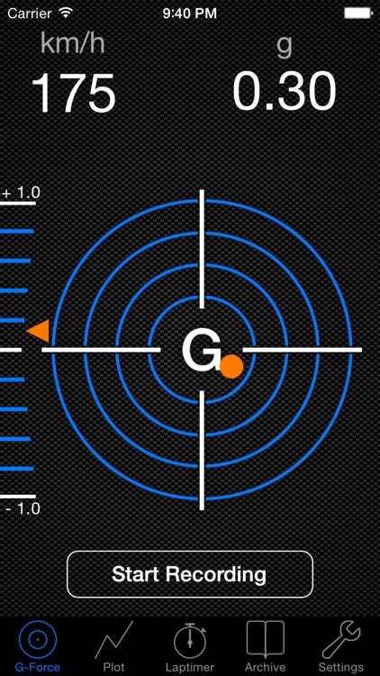 G Force Meter By Tecdev