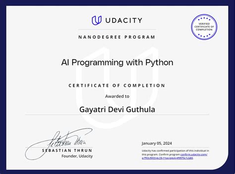 Completed Ai Engineering With Udacity Gayatri Devi Guthula Posted On The Topic Linkedin
