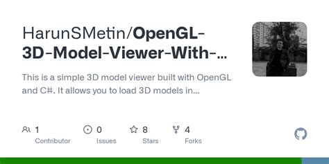 Github Harunsmetinopengl 3d Model Viewer With Csharp This Is A