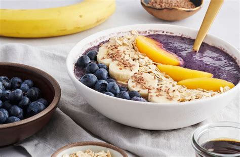Vegan Blueberry Oat Smoothie Bowl Eat Up