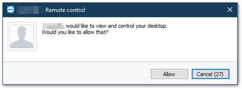 Instructions How To Accept A Request To Connect Teamviewer Support