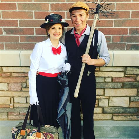 Mary Poppins And Burt Diy Costume Mary Poppins Costume Run Disney Costumes Mary Poppins And Bert