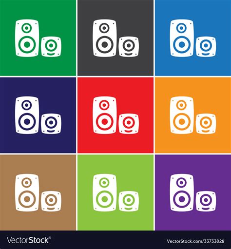 Speakers Icon Royalty Free Vector Image Vectorstock