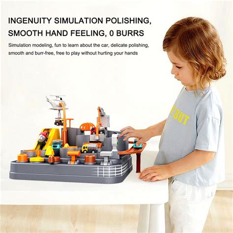 Интерактивна игра с коли за деца Isp Likesmart Engineering Adventure Без батерии 2 коли 1