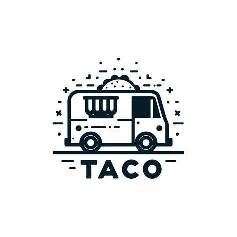 Minimalist Taco Van Logo 48874998 Vector Art At Vecteezy