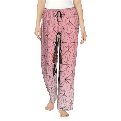 Demon Slayer Nezuko Pajama Pants For Women Cartoon Pajama Pants All